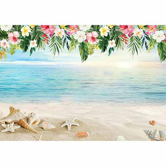 Allenjoy Background For The Aquarium Beach Ocean Seaside Island Vinyl ...