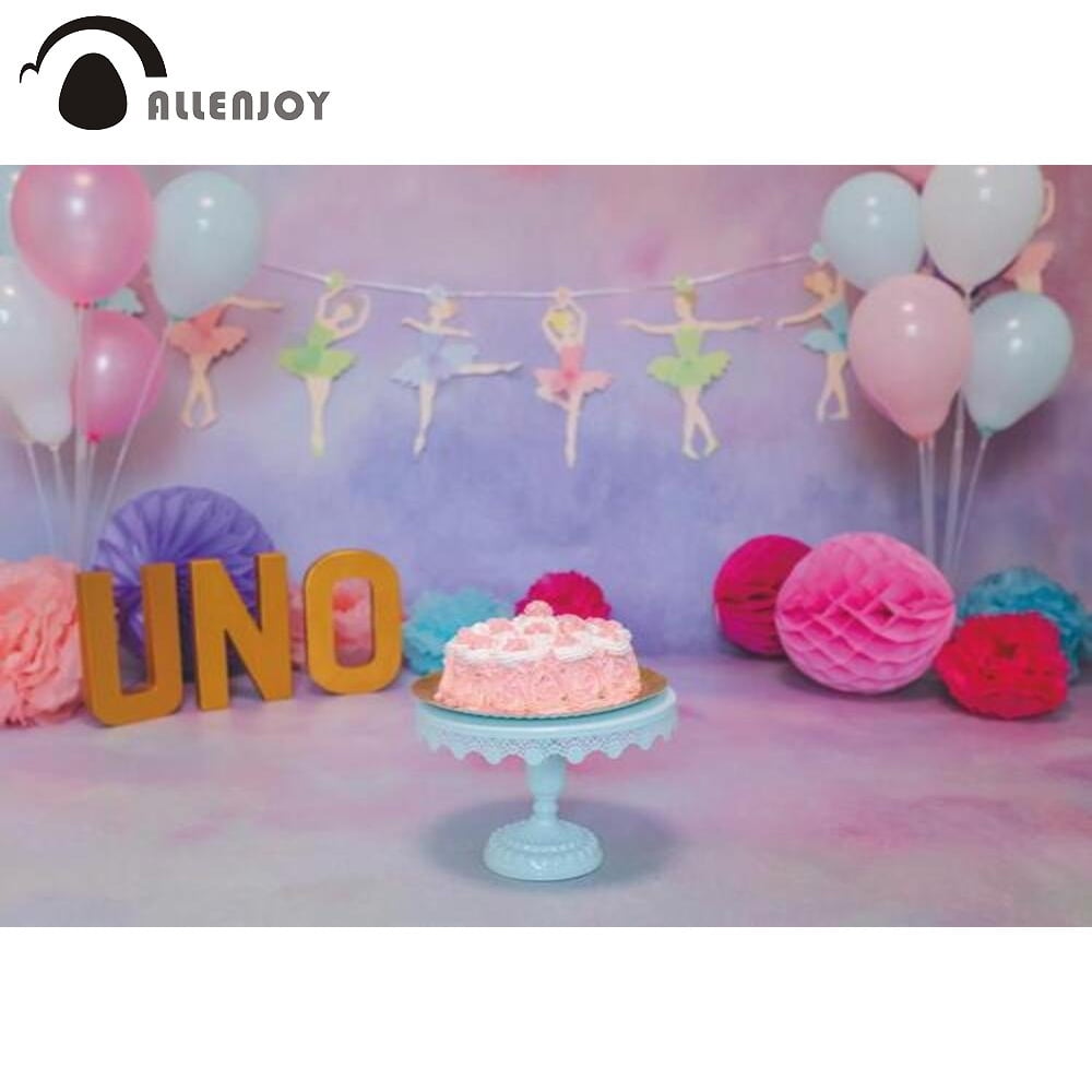 Allenjoy Ballet Girl Birthday ration Photography Background Smash Cake ...