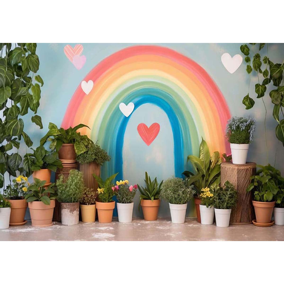 Allenjoy Boho Plants Backdrop - Walmart.com