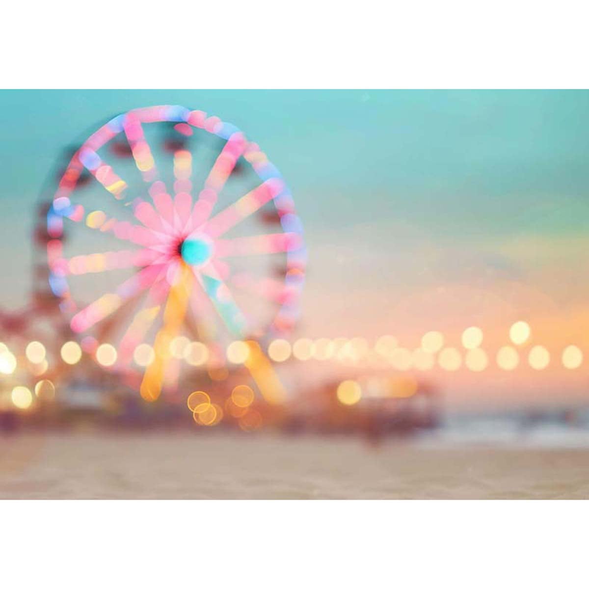 Allenjoy Bokeh Ferris Wheel Amusement Park Backdrop - Walmart.com