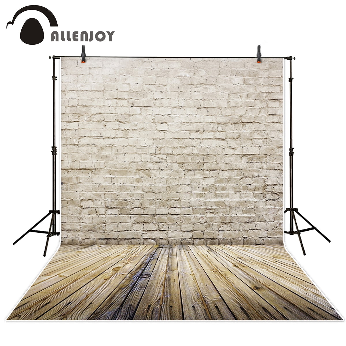 Allenjoy Brick wall Wood Gray distressed vintage Brick wall ...