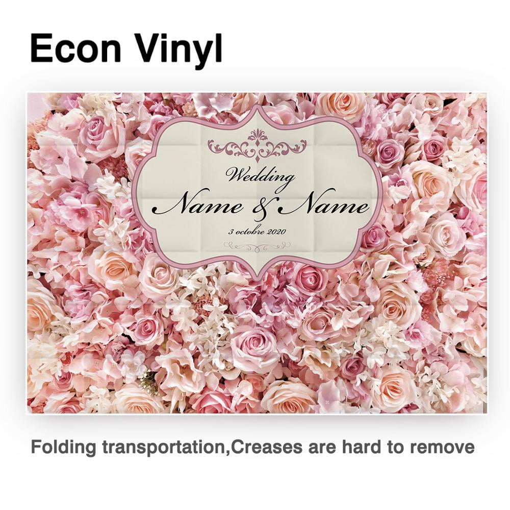 Allenjoy Bridal Shower Photo Booth Backdrop Custom Wedding Flower Wall ...