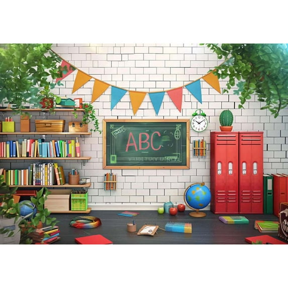 Allenjoy Classroom Study Backdrop - Walmart.com