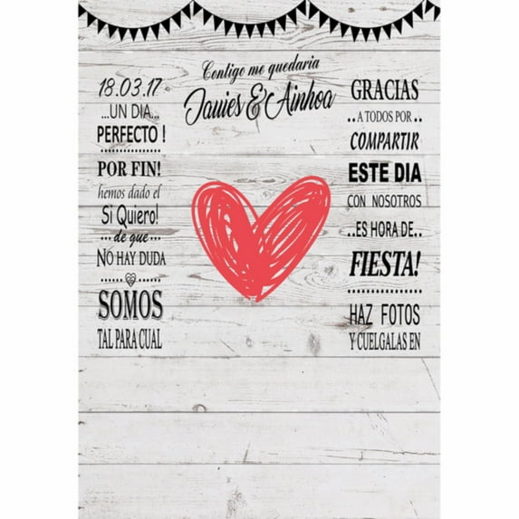 Allenjoy Custom Blackboard Wedding Background Black Or White Idea Chalk ...