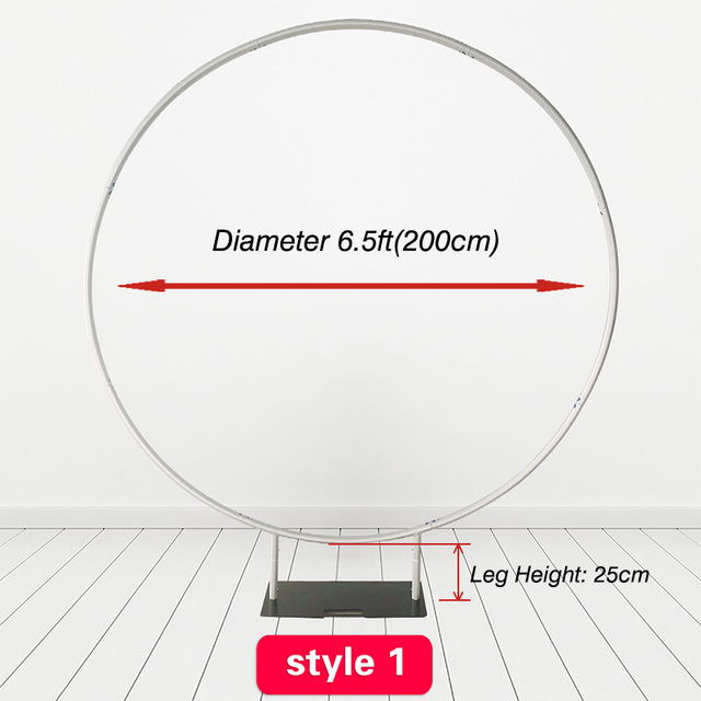 Allenjoy Custom Round Backdrop Stand Birthday Wedding Party Supplies ...