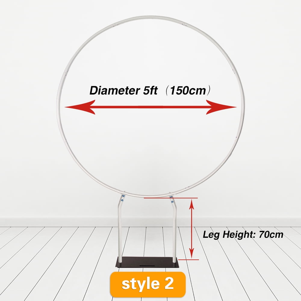 Allenjoy Custom Round Backdrop Stand Birthday Wedding Party Supplies ...