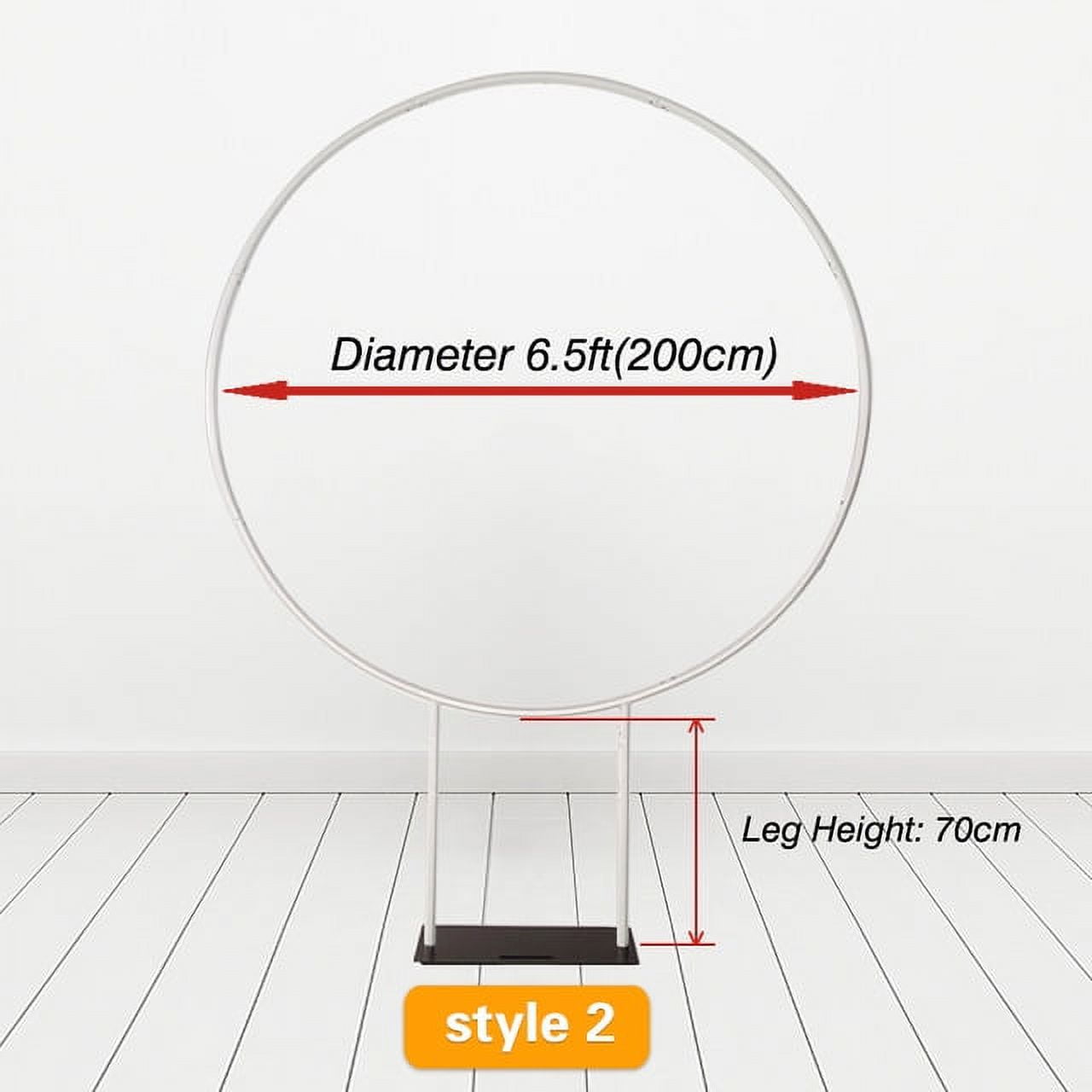 Allenjoy Custom Round Backdrop Stand Birthday Wedding Party Supplies ...