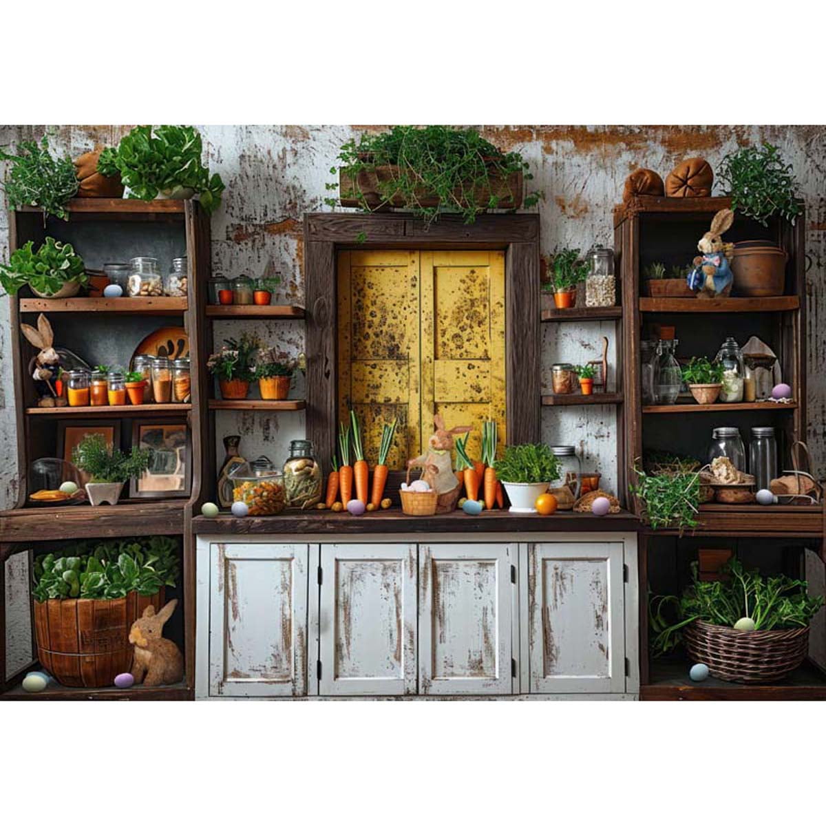 Allenjoy Easter Kitchen Backdrop - Walmart.com