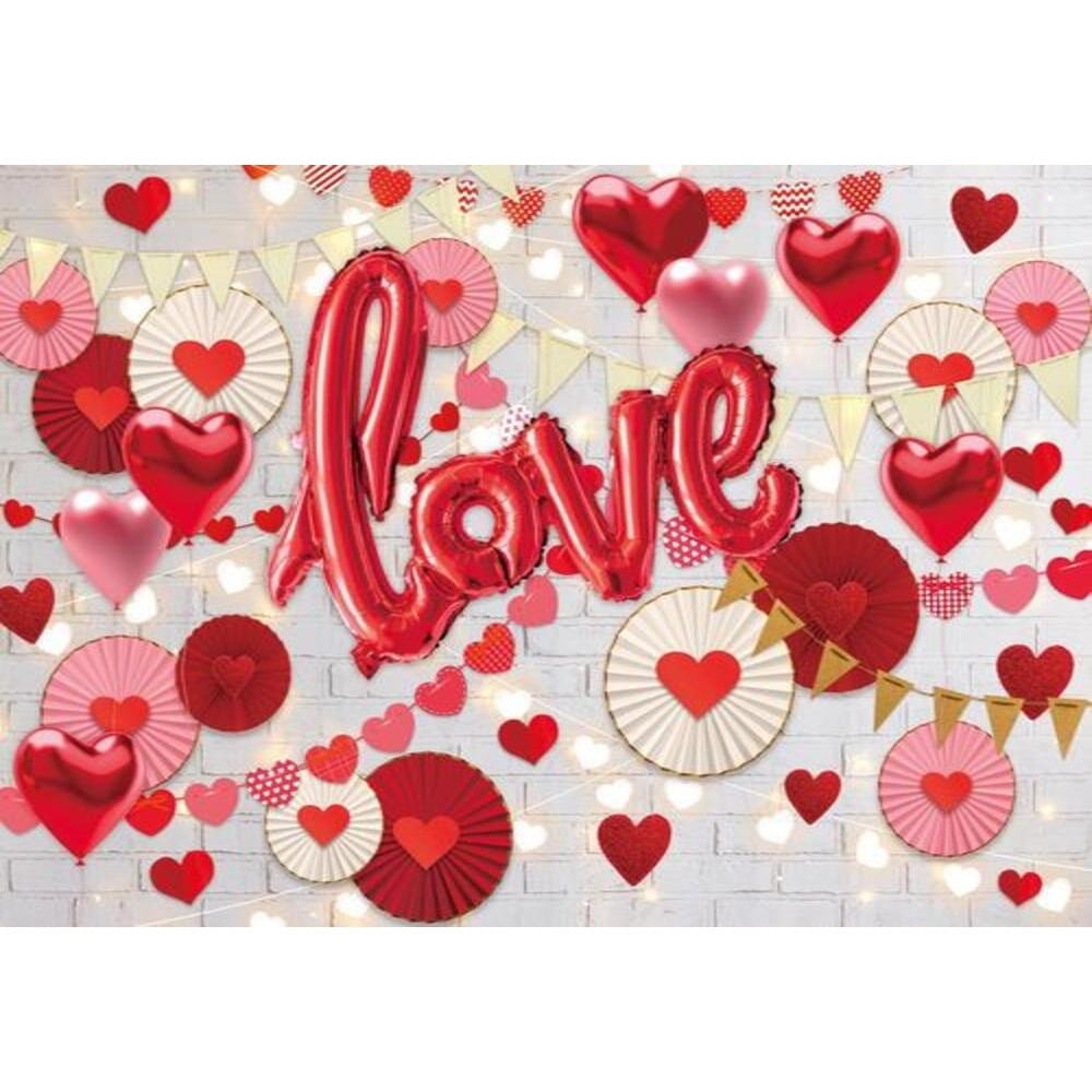 Allenjoy February 14th Background Photography Valentine day Hearts Love ...