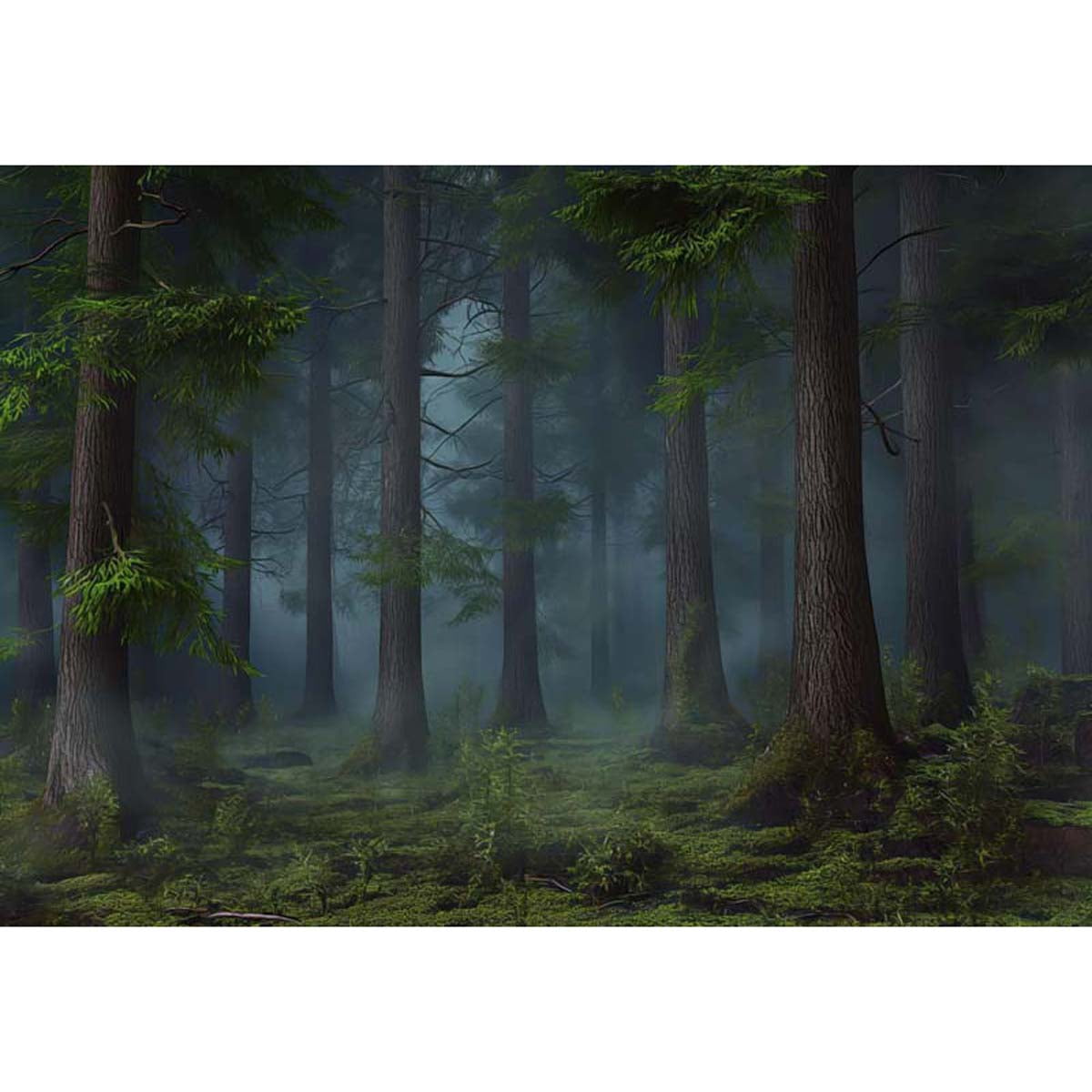 Allenjoy Foggy Forest Backdrop - Walmart.com