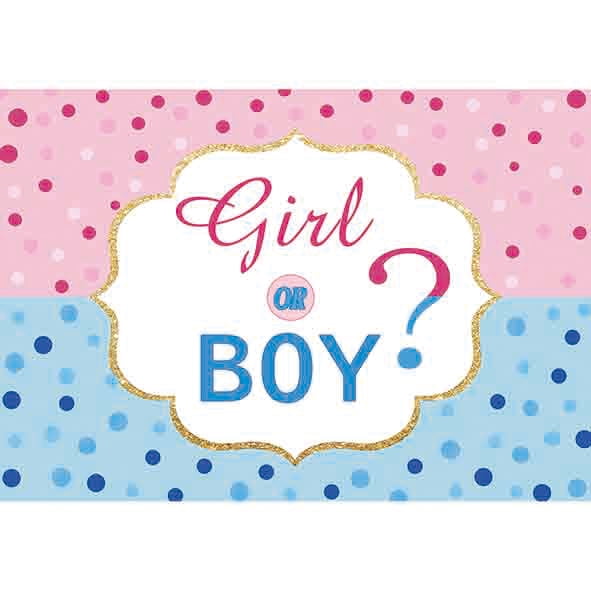 Allenjoy Gender Reveal Photoph Wallpaper Red Or Blue Boy Or Girl ...