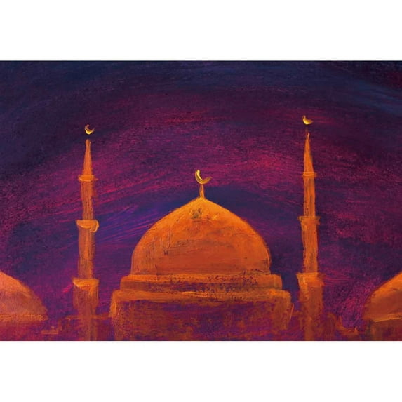 Allenjoy Lantern Ramadan Kareem Photography Background Gold Moon ...