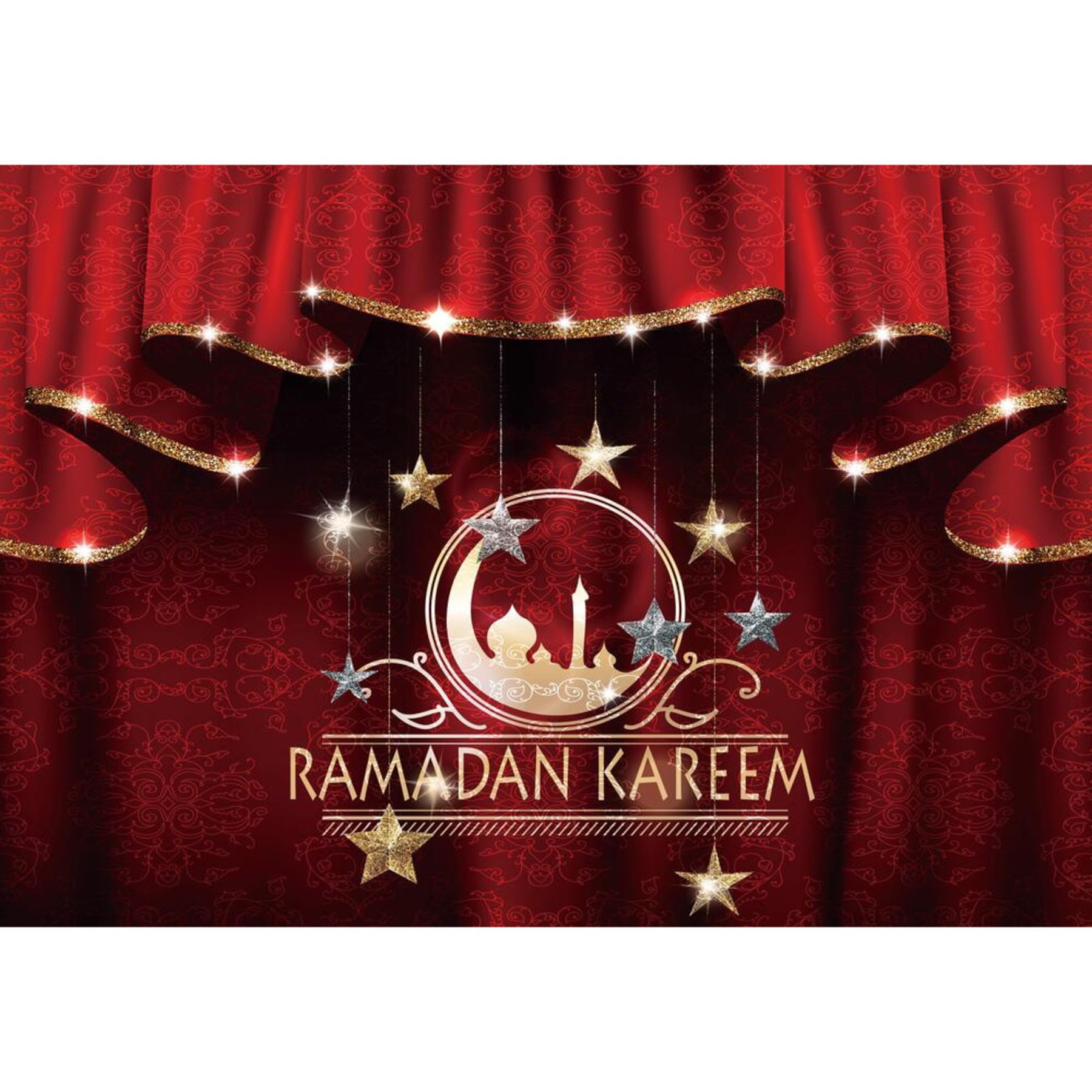 Allenjoy Lantern Ramadan Kareem Photography Background Gold Moon ...