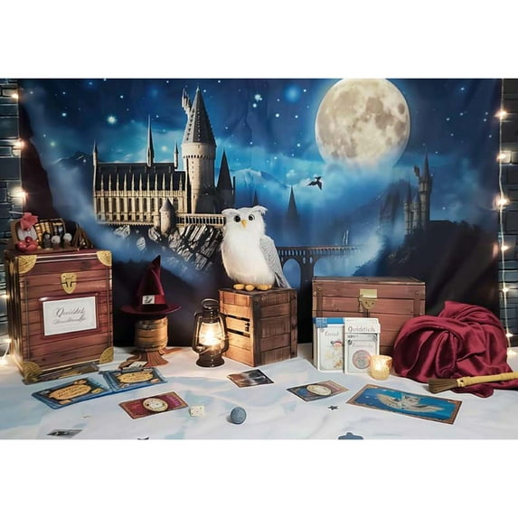 Allenjoy Magical Wizard Castle Backdrop - Walmart.com