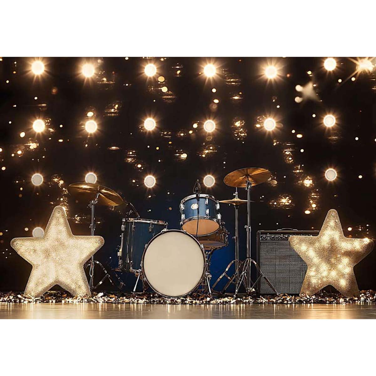 Allenjoy Music Star Stage Backdrop - Walmart.com