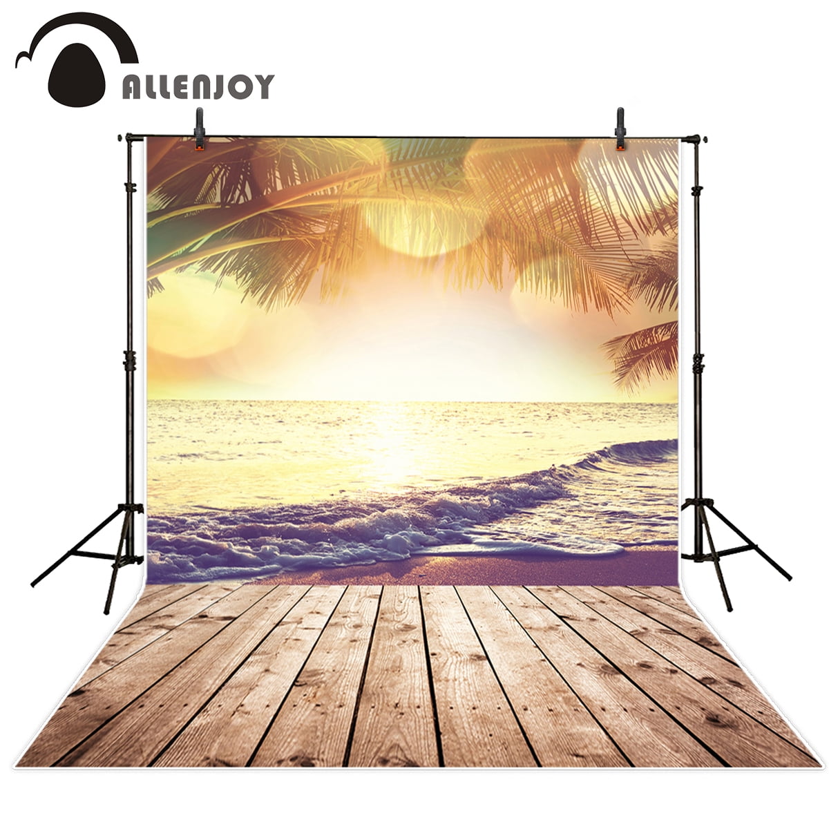 Allenjoy Natural Scenery vinyl backdrops for photography beach coconut ...