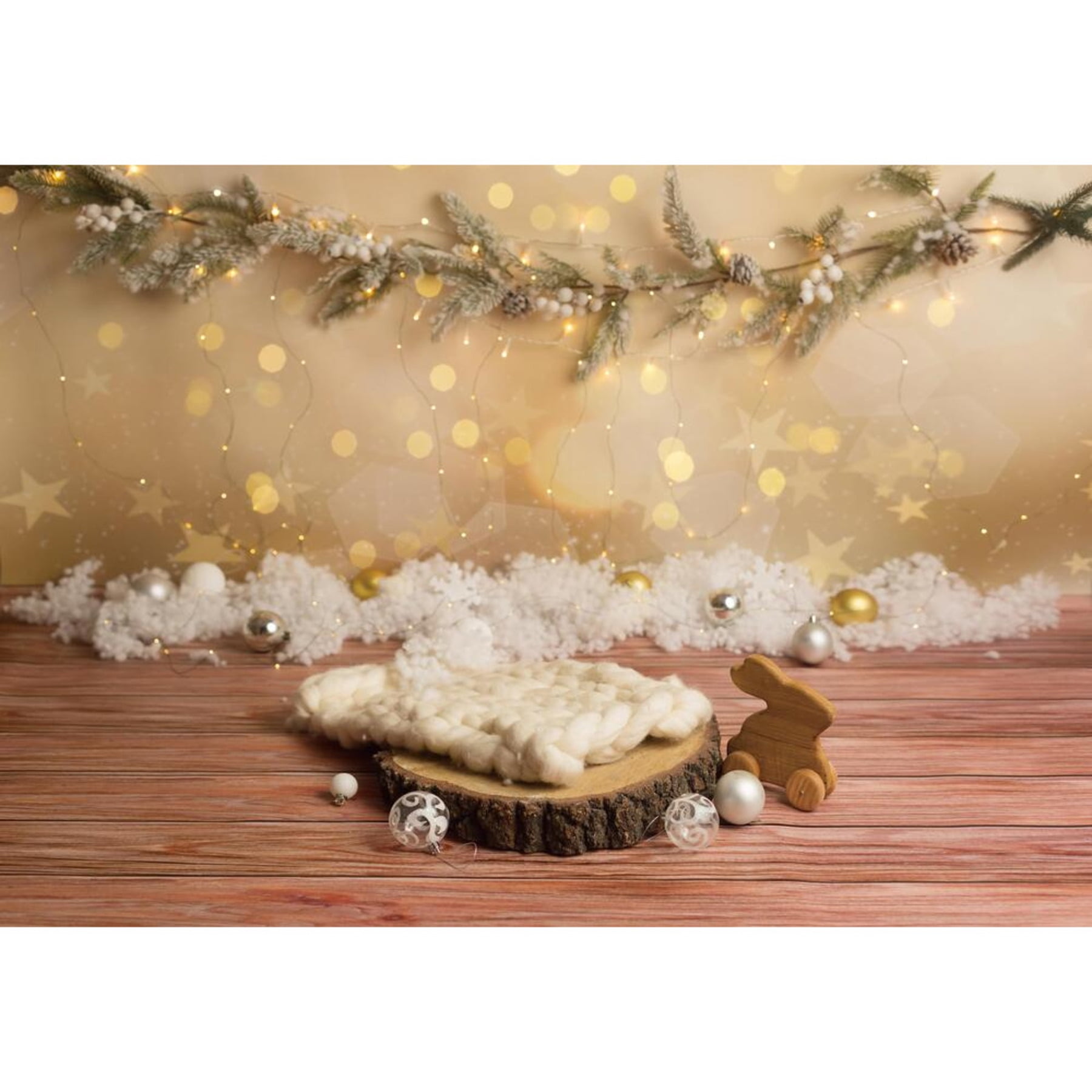 Allenjoy Newborn Baby Photography Blanket Wood Flower Pattern Photo ...