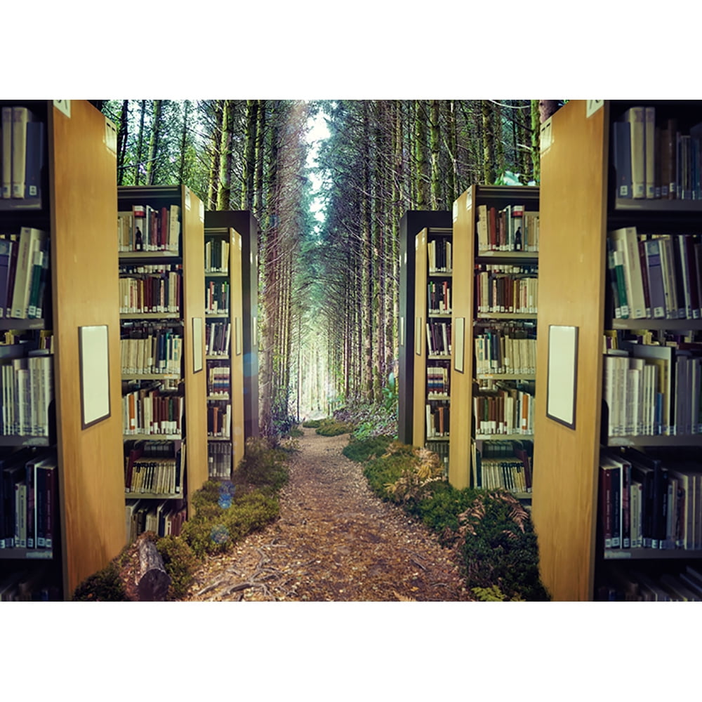 Allenjoy Old Libraries Vintage Background For Photography Books ...