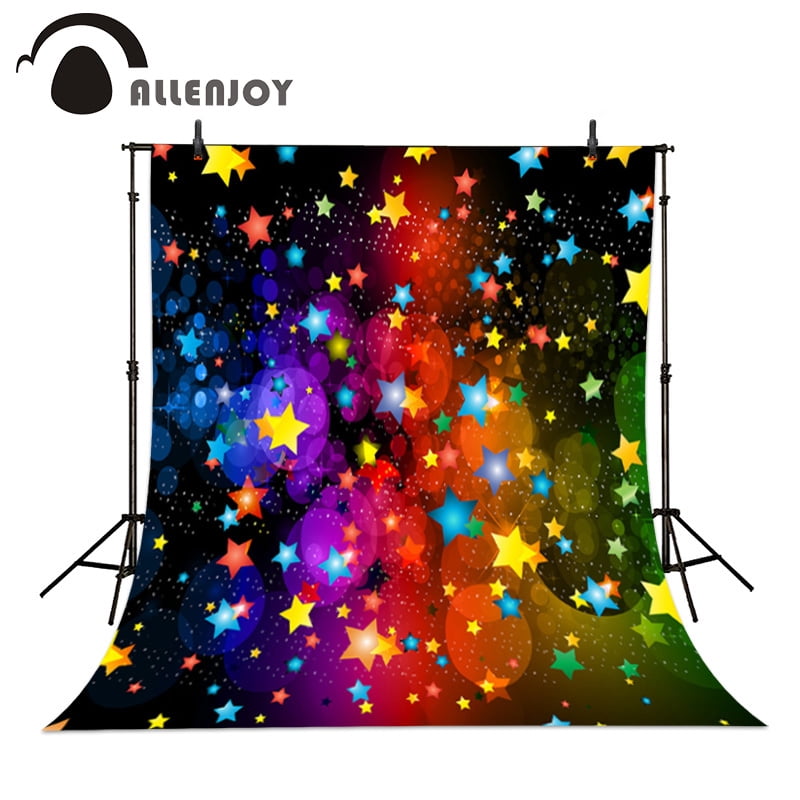 Allenjoy Party stars decorations background Colorful photography ...