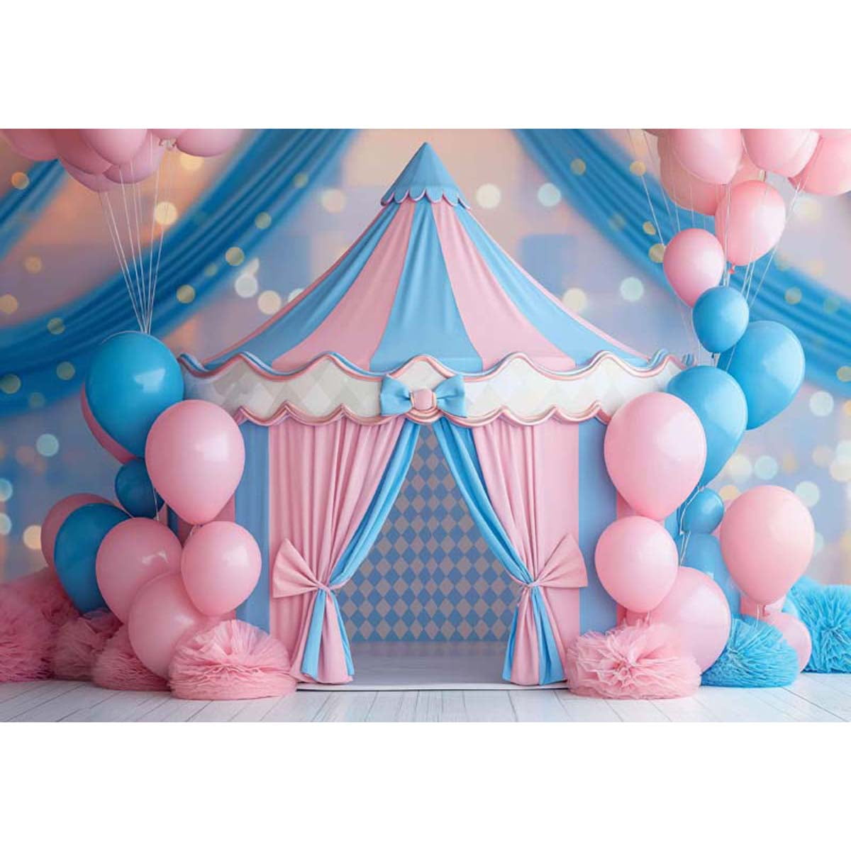 Allenjoy Pastel Circus Backdrop - Walmart.com