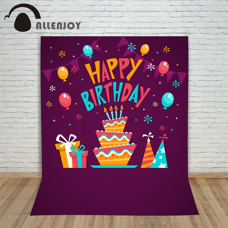 Allenjoy Photography Backdrops Cake Gift Present Greeting Photo ...