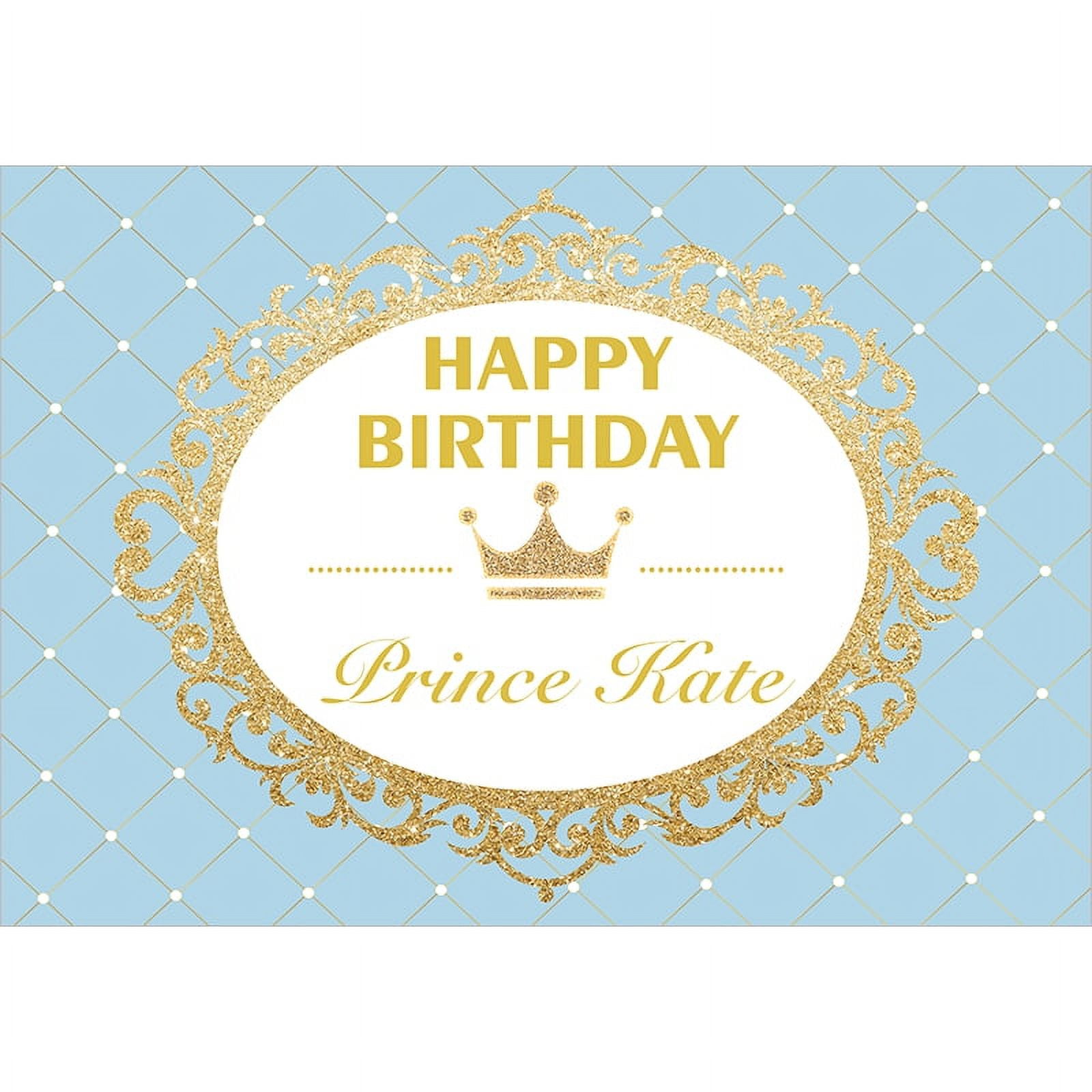 Allenjoy Photography Backdrops Little Princess Prince Crown Baby Pink ...