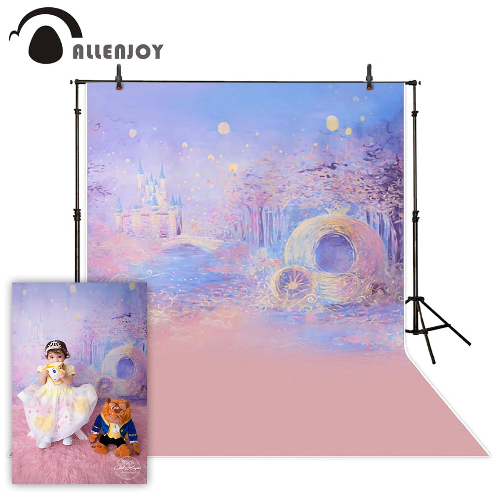 Allenjoy Photography Background Blue Bokeh Background Night Castle Boy ...