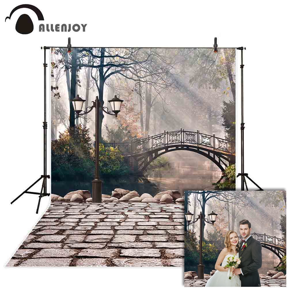 Allenjoy Photoph Backdrop for Photographic Studio European Arch Bridge ...
