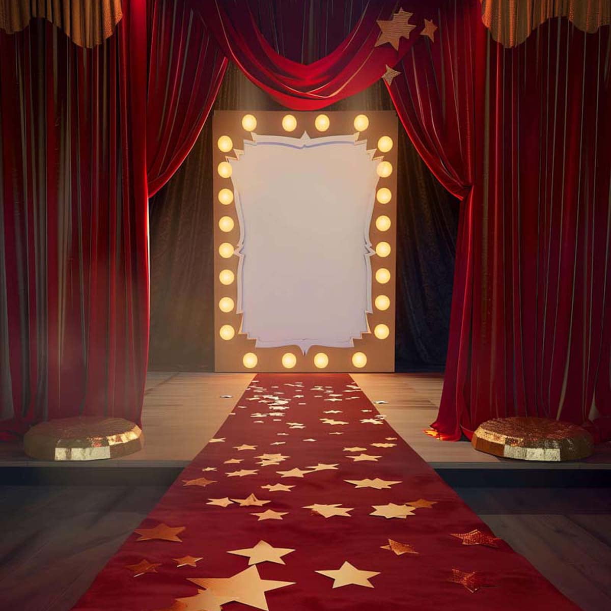 Allenjoy Red Carpet Stage Backdrop - Walmart.com