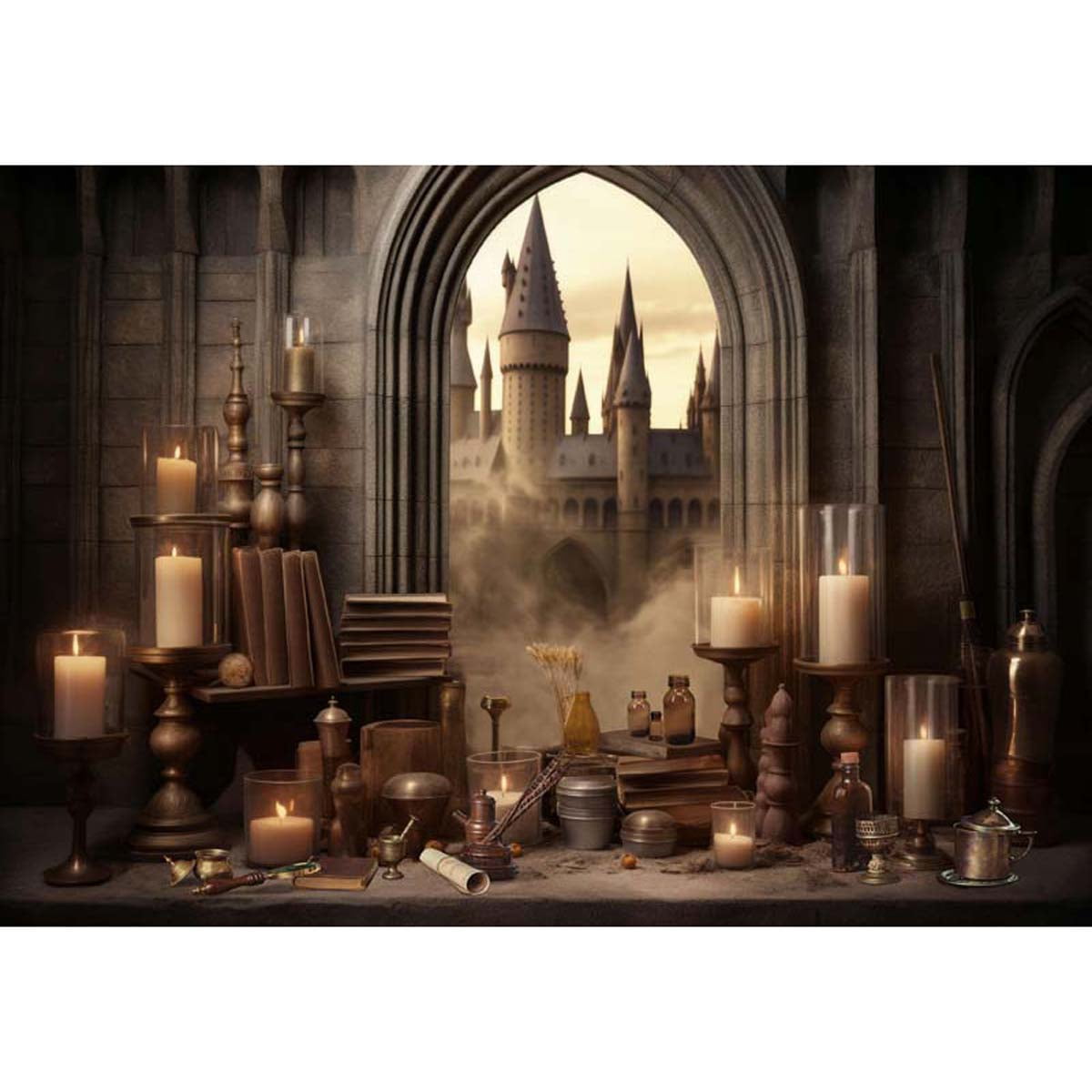 Allenjoy Retro Magic Wizard Room Backdrop - Walmart.com