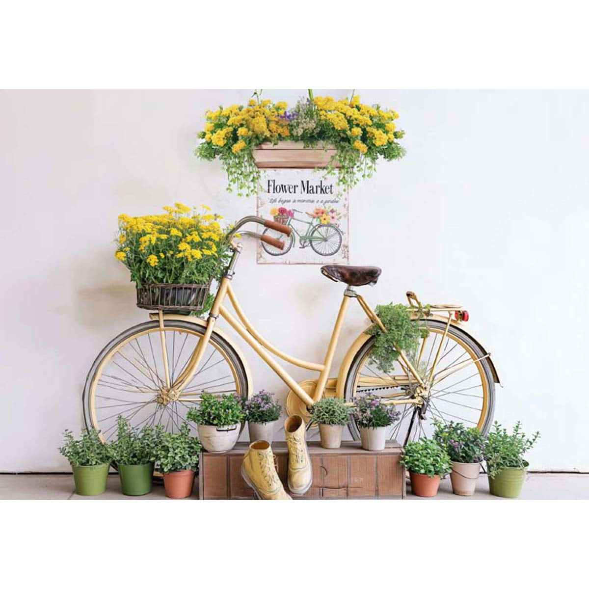 Allenjoy Spring Bike Backdrop - Walmart.com