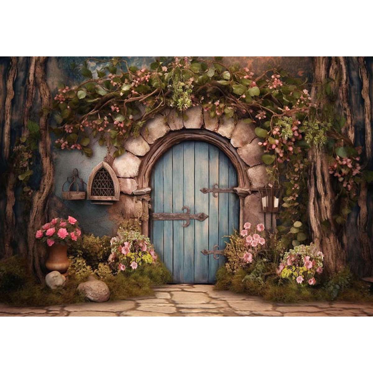Allenjoy Spring Fairy Cottage Backdrop - Walmart.com