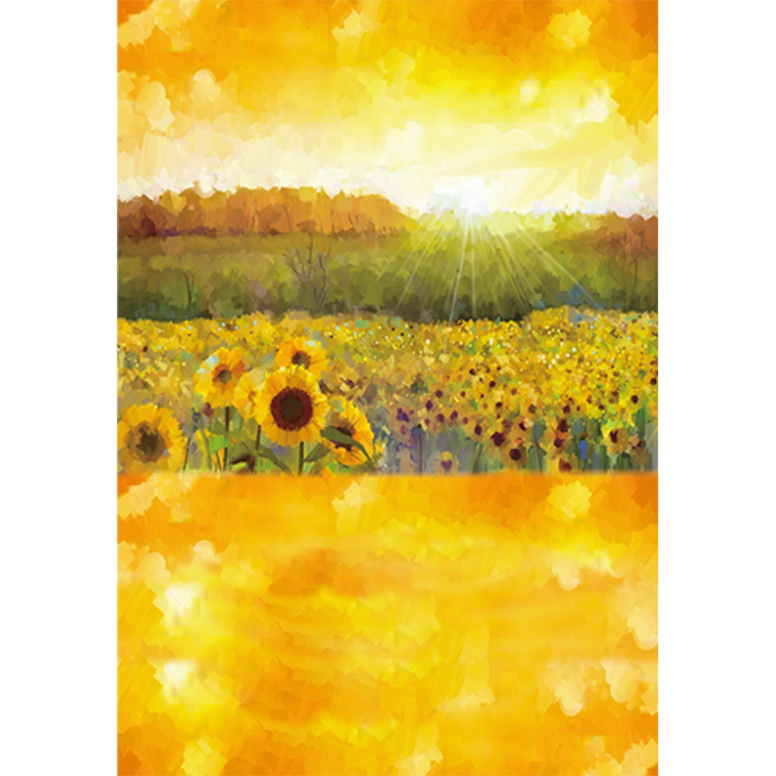 Allenjoy Sunflower Backdrop Newborn Child Birthday Baby Shower Summer ...