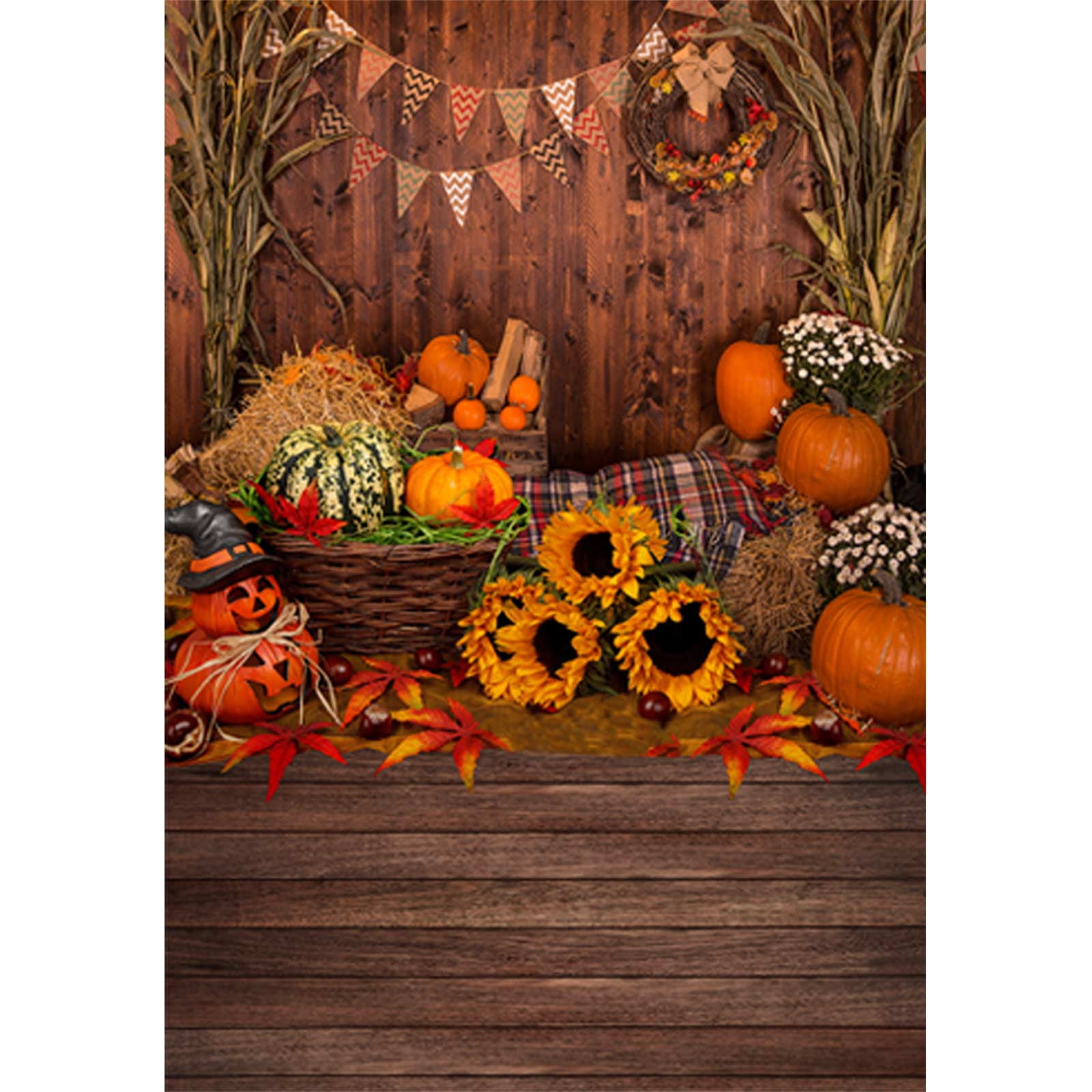 Allenjoy Sunflower Backdrop Newborn Child Birthday Baby Shower Summer ...