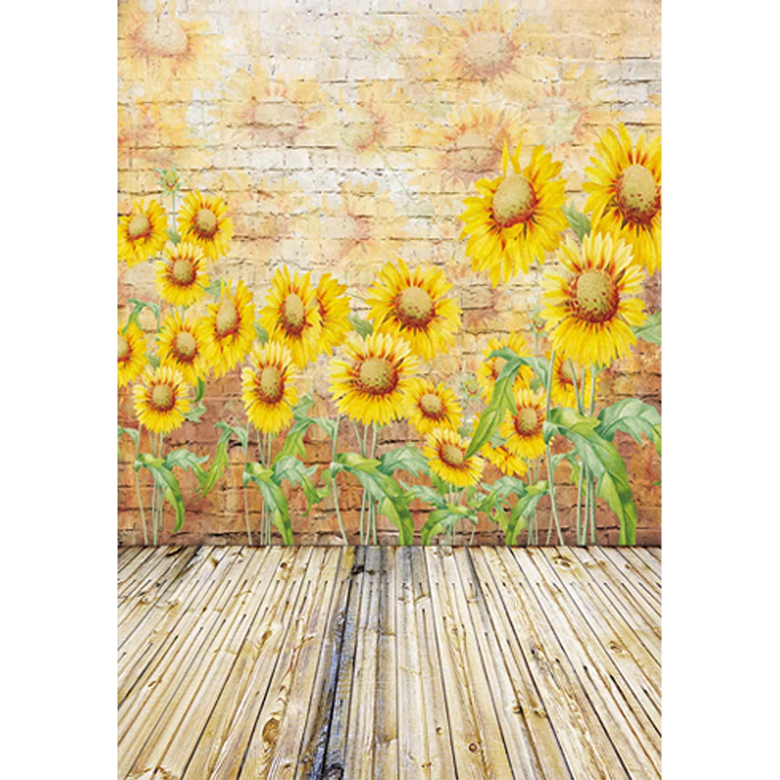 Allenjoy Sunflower Backdrop Newborn Child Birthday Baby Shower Summer ...