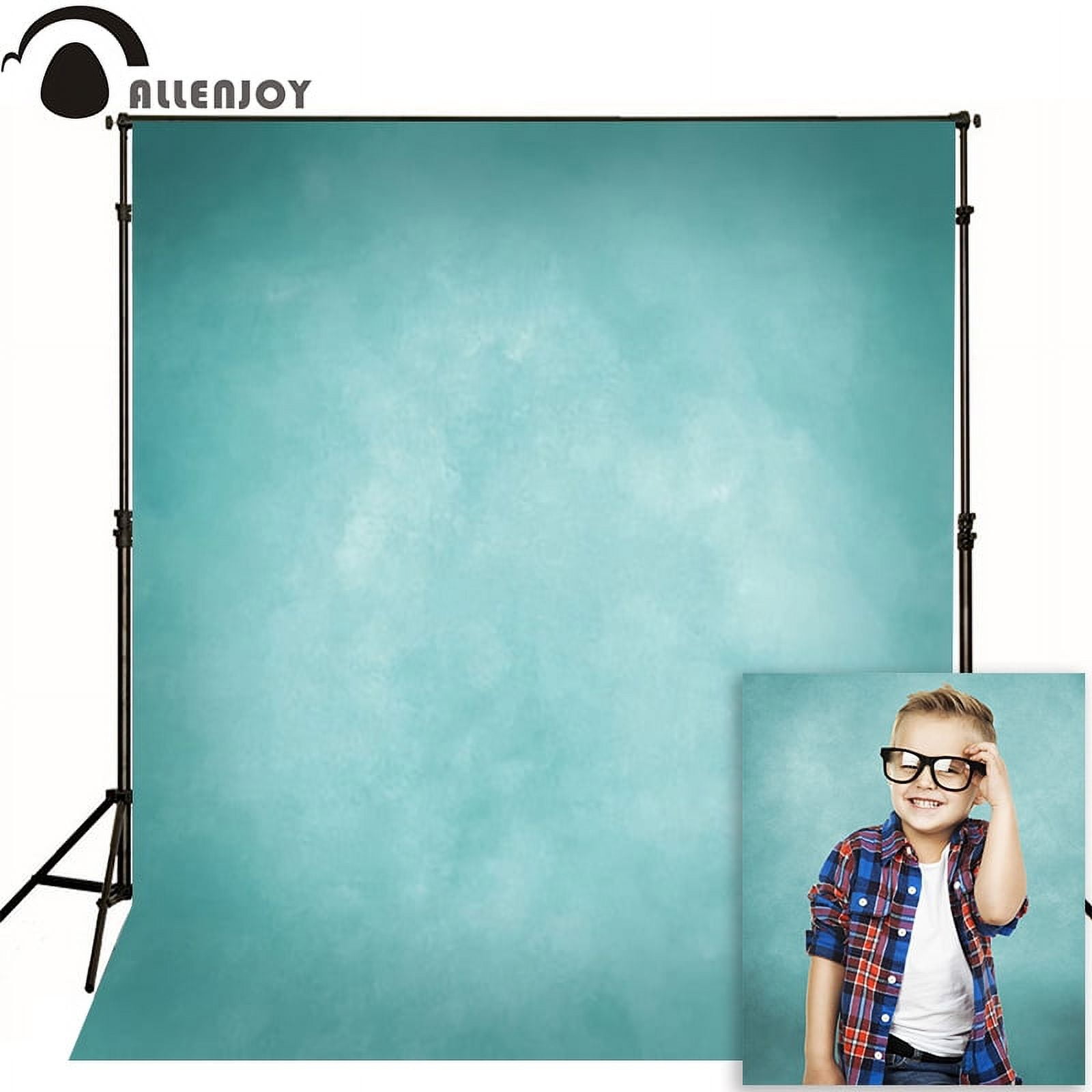 Allenjoy Thin Vinyl cloth photography Backdrop blue Pure Color ...