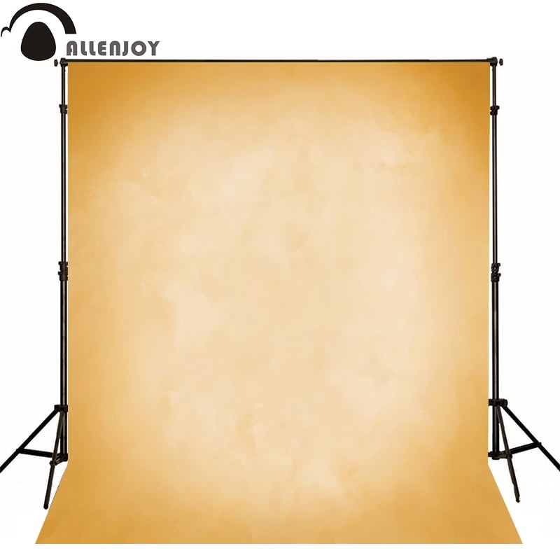 Allenjoy Thin Vinyl cloth photography Backdrop yellow Pure Color ...