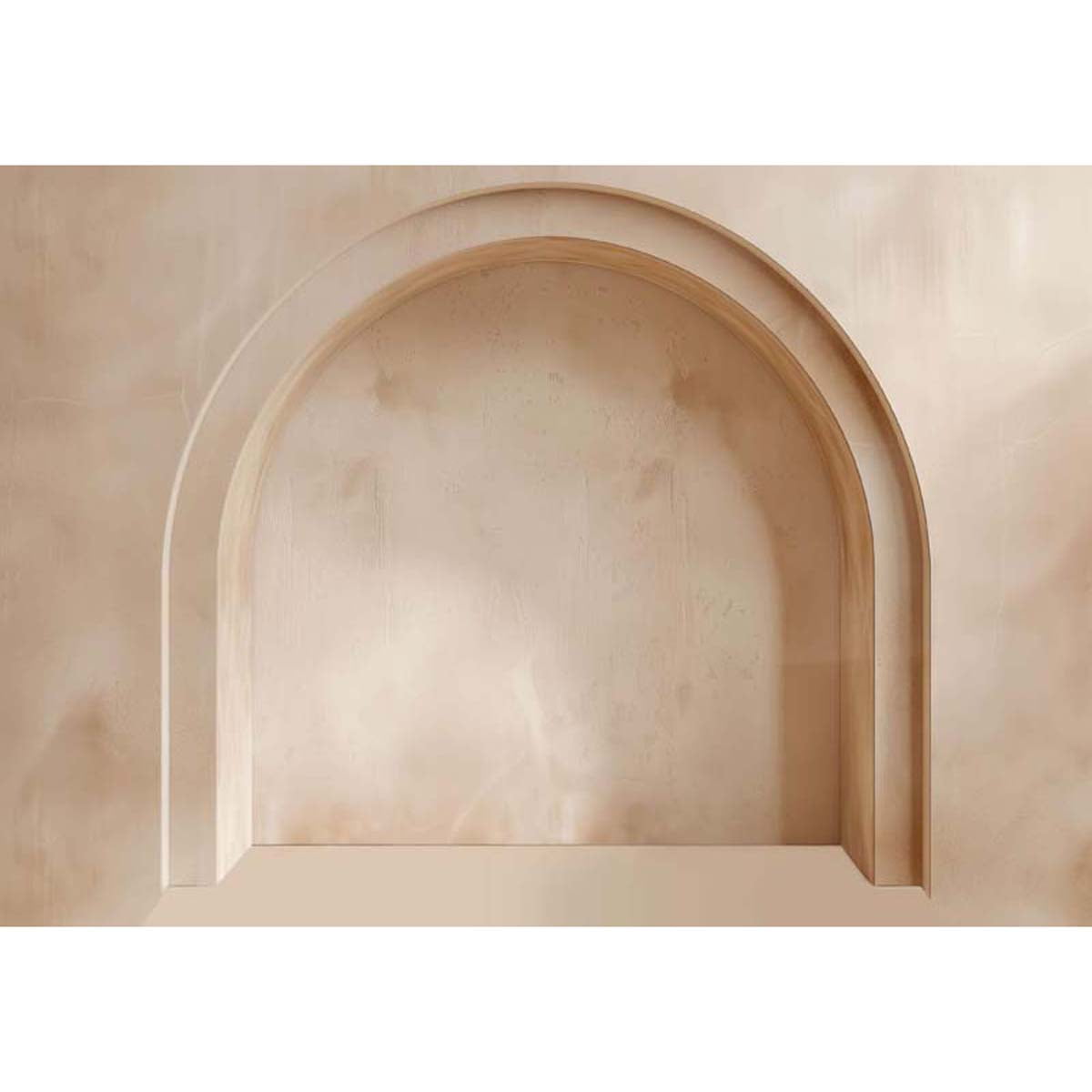 Allenjoy Vintage Beige Arch Wall Backdrop - Walmart.com