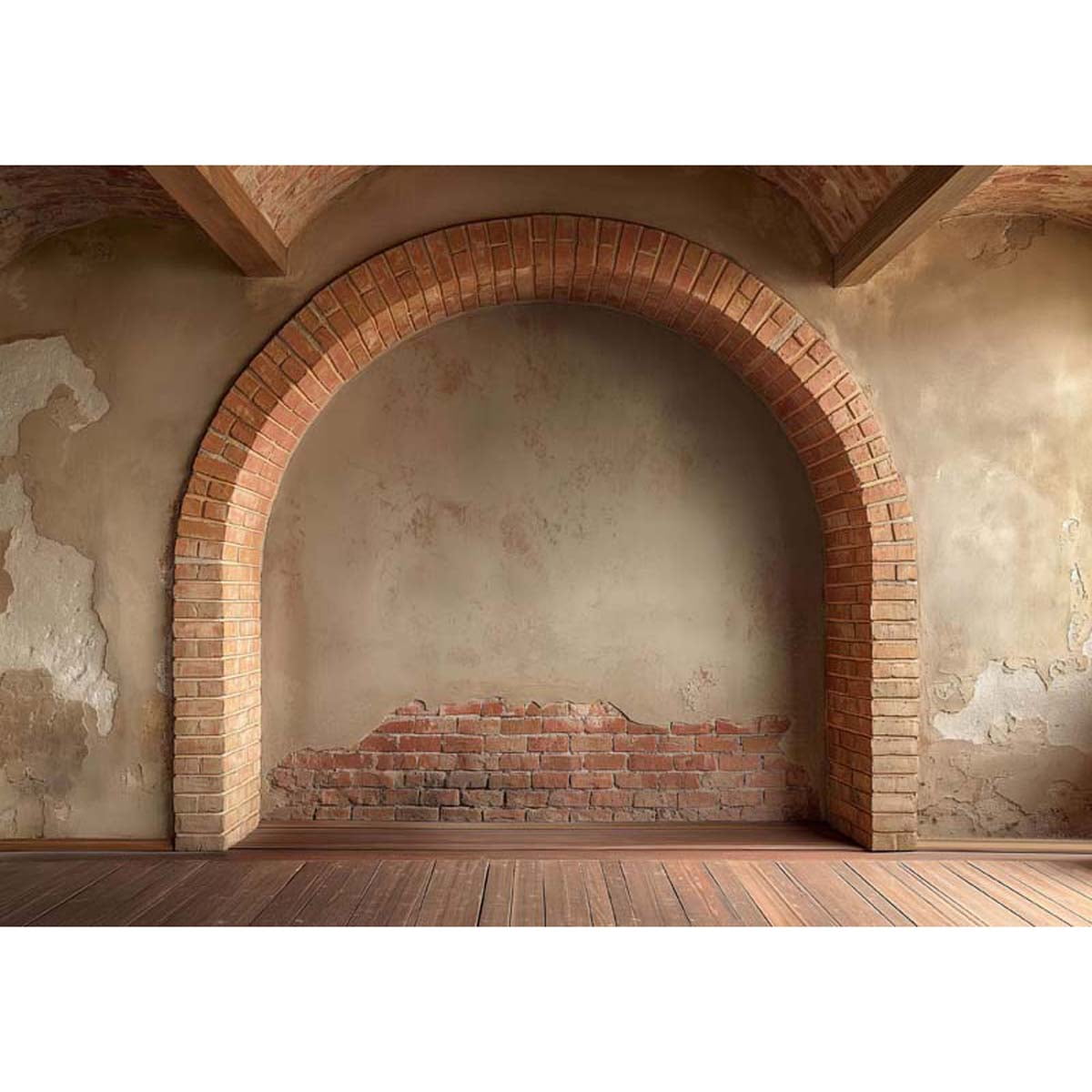Allenjoy Vintage Brick Arch Wall Backdrop - Walmart.com