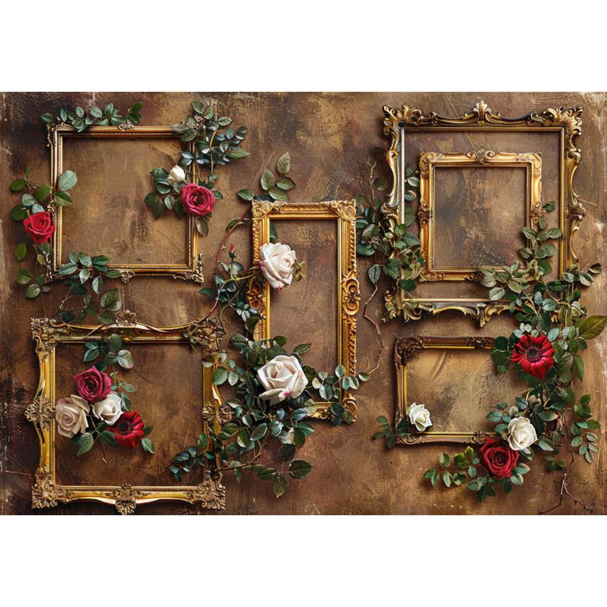Allenjoy Vintage Classic Picture Frames Backdrop - Walmart.com