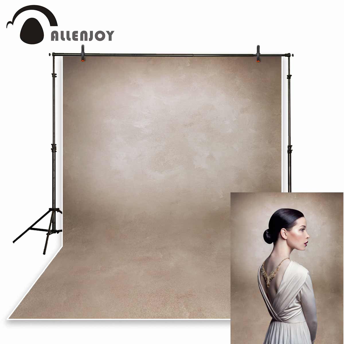 Allenjoy Vinyl Cloth Photography Backdrop Old Master Light Brown Grunge ...