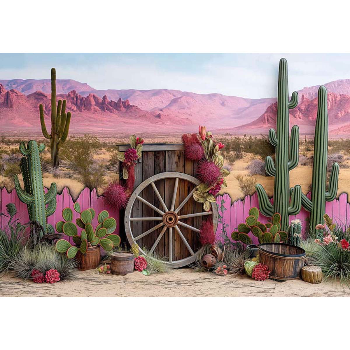 Allenjoy Western Cowgirl Backdrop - Walmart.com