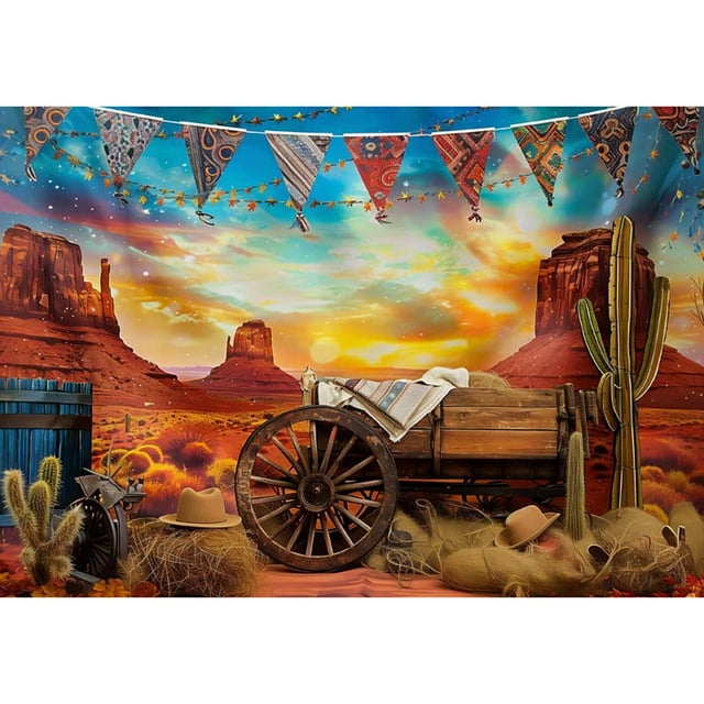 Allenjoy Wild West Cowboy Backdrop - Walmart.com