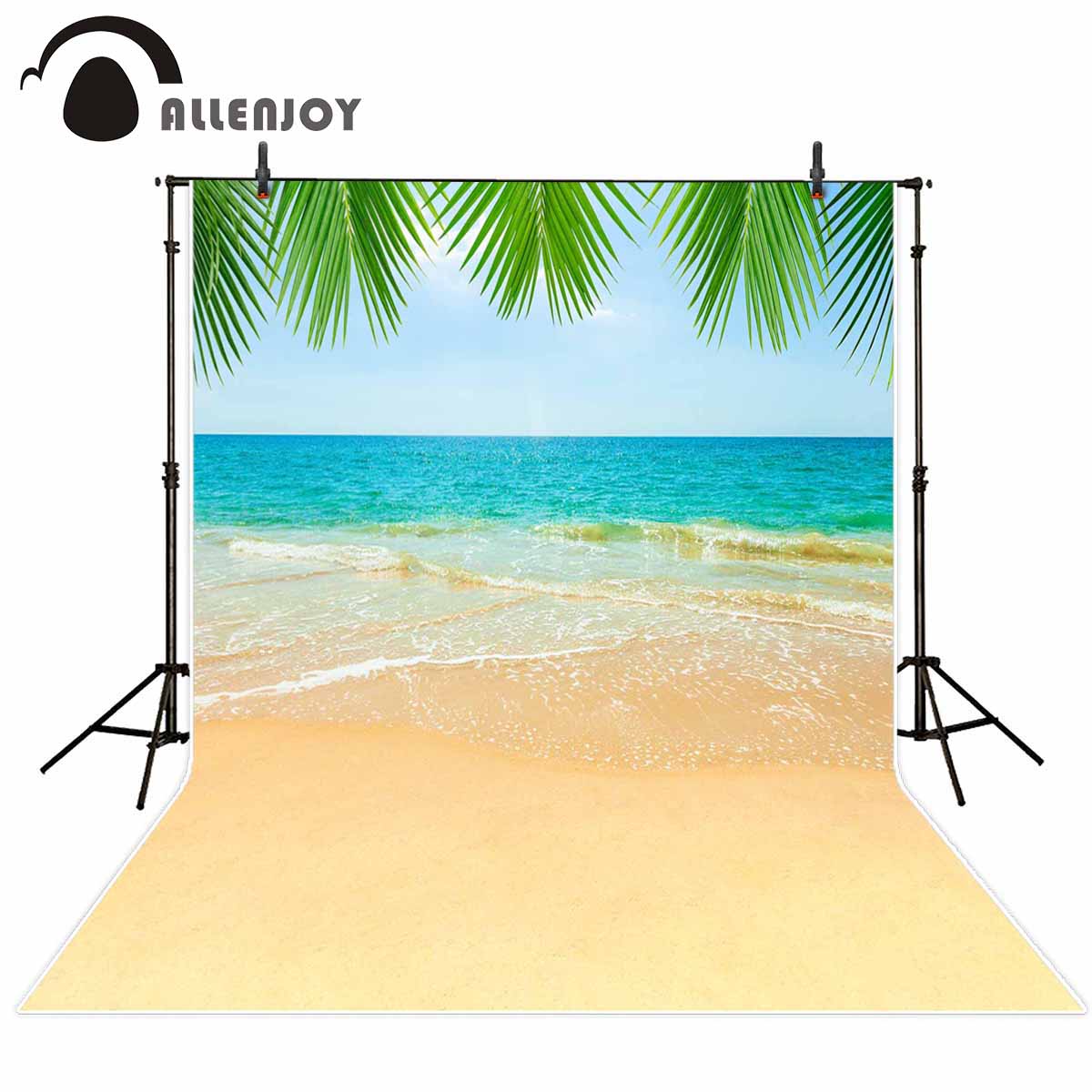 Allenjoy backdrop for photographic studio Beach sand sea water surface ...
