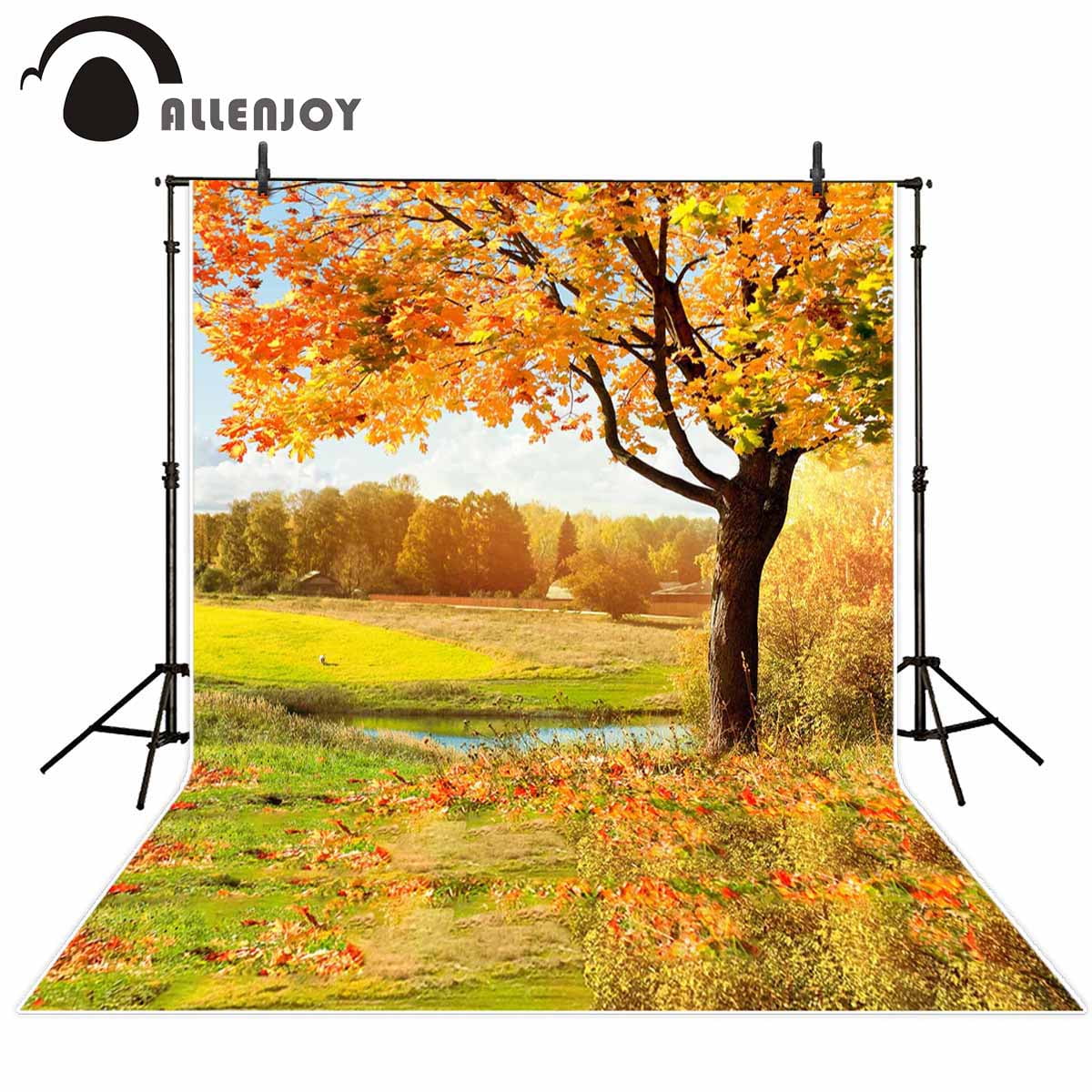 Allenjoy backdrop for photographic studio autumn Withered trees forest ...