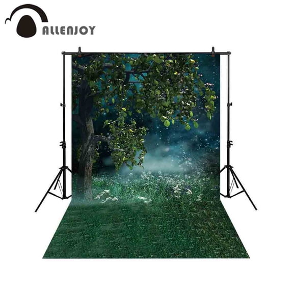 Allenjoy backdrop for photographic studio beautiful night smog green ...