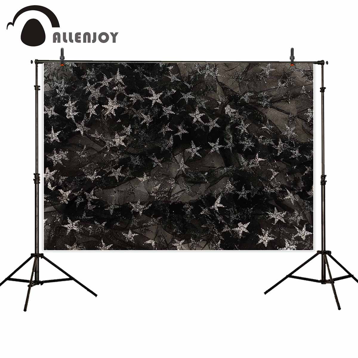 Allenjoy backdrop for photographic studio dark black mesh material ...