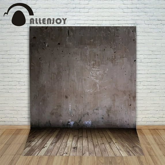 Allenjoy backdrops for photo thin vinyl Wood floor dirty oil painting ...