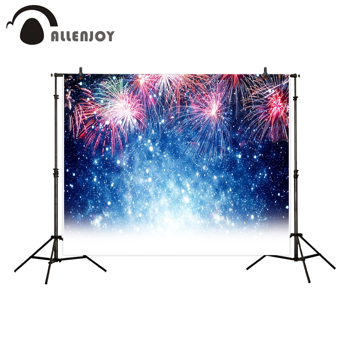 Allenjoy backdrops for photography studio Beautiful fireworks blue ...