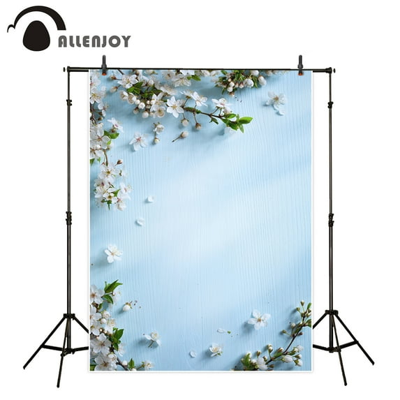 Allenjoy backgrounds for photography studio Blue Woodboard Small white ...